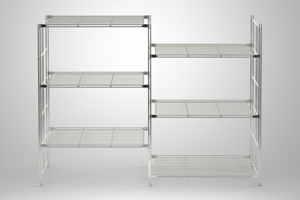 Regal 98x132x38 cm - modular erweiterbar - BALTON Shop